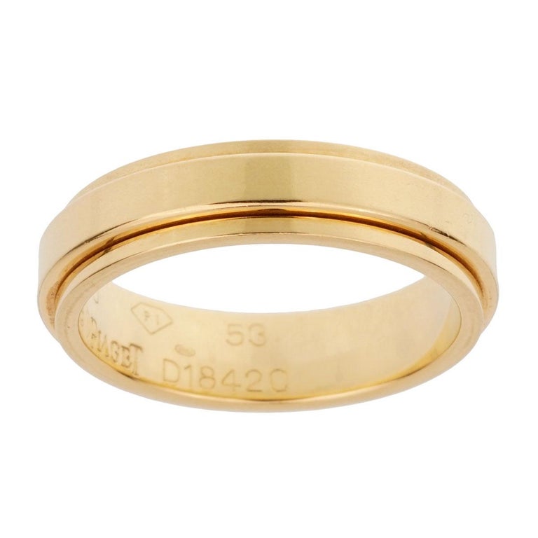 Piaget Possession Yellow Gold Spinning Ring at 1stDibs