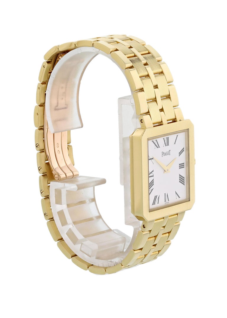 Piaget Protocol 50154 M601D 18 Karat Yellow Gold Watch For Sale at 1stDibs