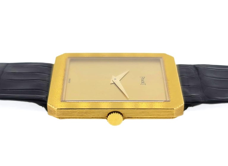 Piaget Protocole Ultra Thin 9154 Serviced 18k Yellow Gold 1970 9P2 9P ...