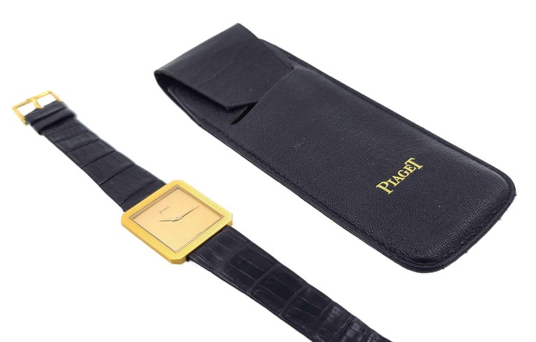 Piaget Protocole Ultra Thin 9154 Serviced 18k Yellow Gold 1970 9P2 9P ...