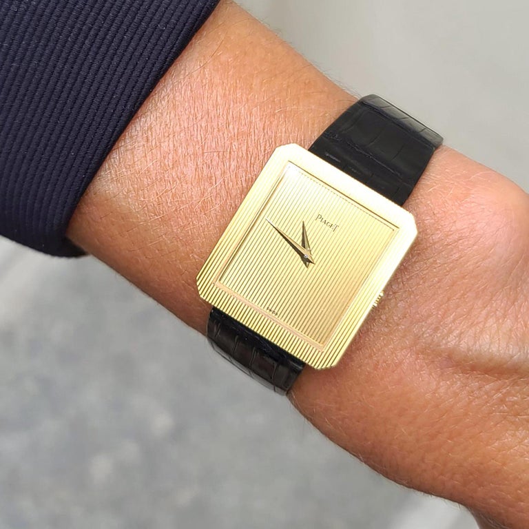 Piaget Protocole Ultra Thin 9154 Serviced 18k Yellow Gold 1970 9P2 9P ...