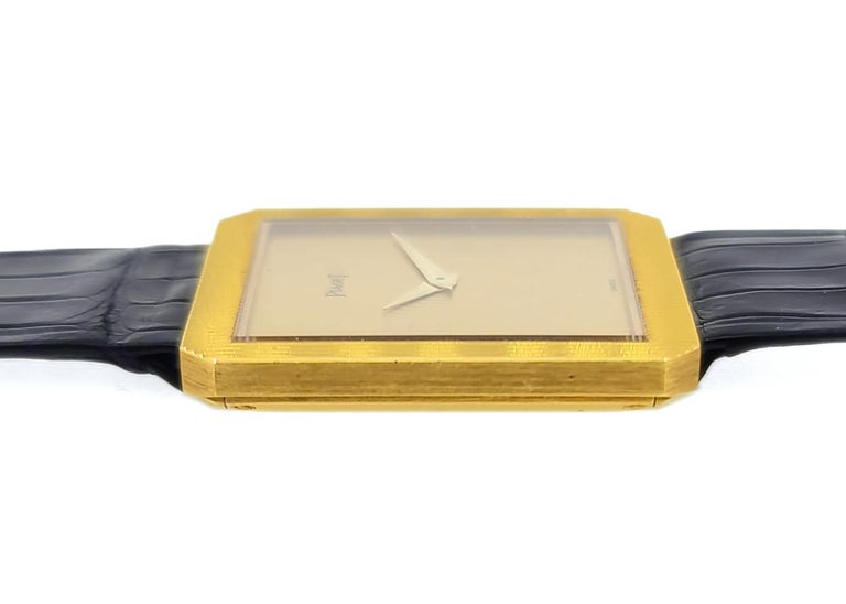 Piaget Protocole Ultra Thin 9154 Serviced 18k Yellow Gold 1970 9P2 9P ...