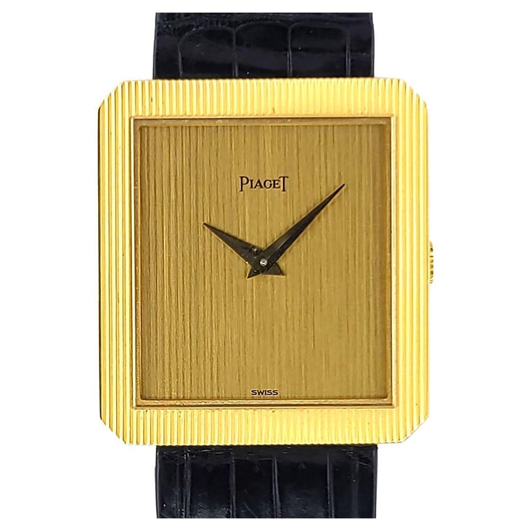 Piaget Protocole Ultra Thin 9154 Serviced 18k Yellow Gold 1970 9P2 9P ...