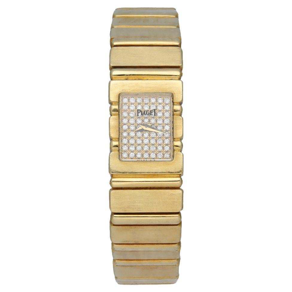 Piaget Ladies Yellow Gold Diamond Dial and Bezel Quartz Wristwatch For ...