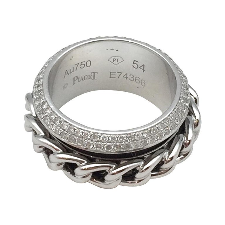 Piaget Ring, "Possession" Collection Set with Diamonds at 1stDibs
