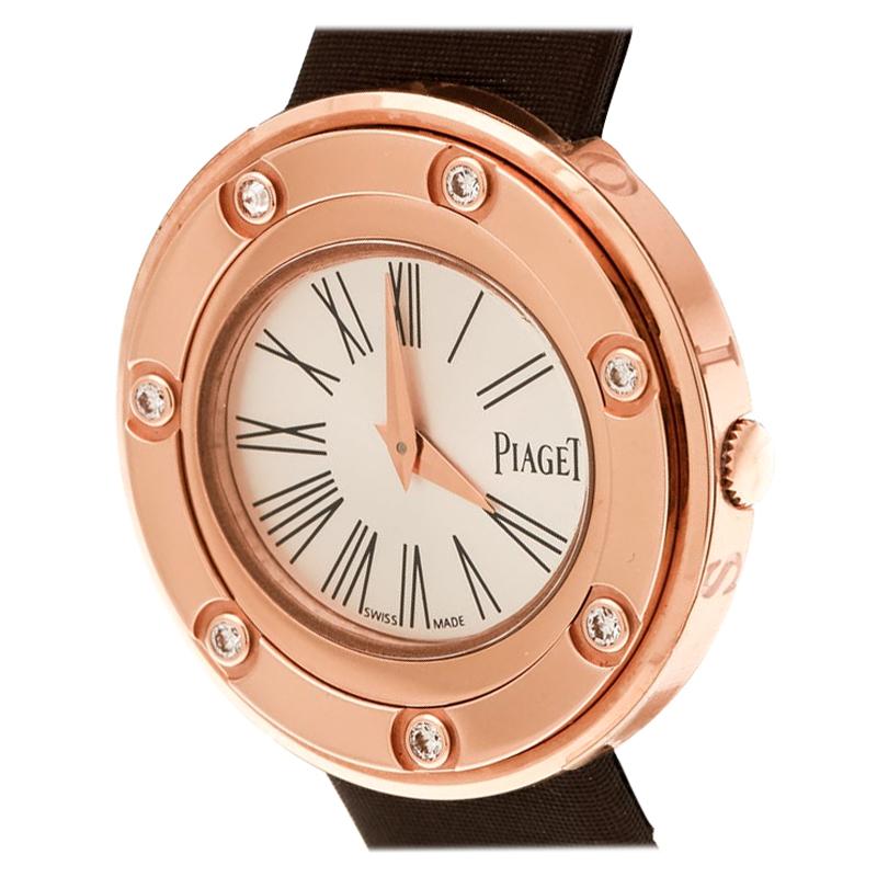 Piaget Silver Dial 18K Rose Gold Possession Women's Wristwatch 29 mm ...