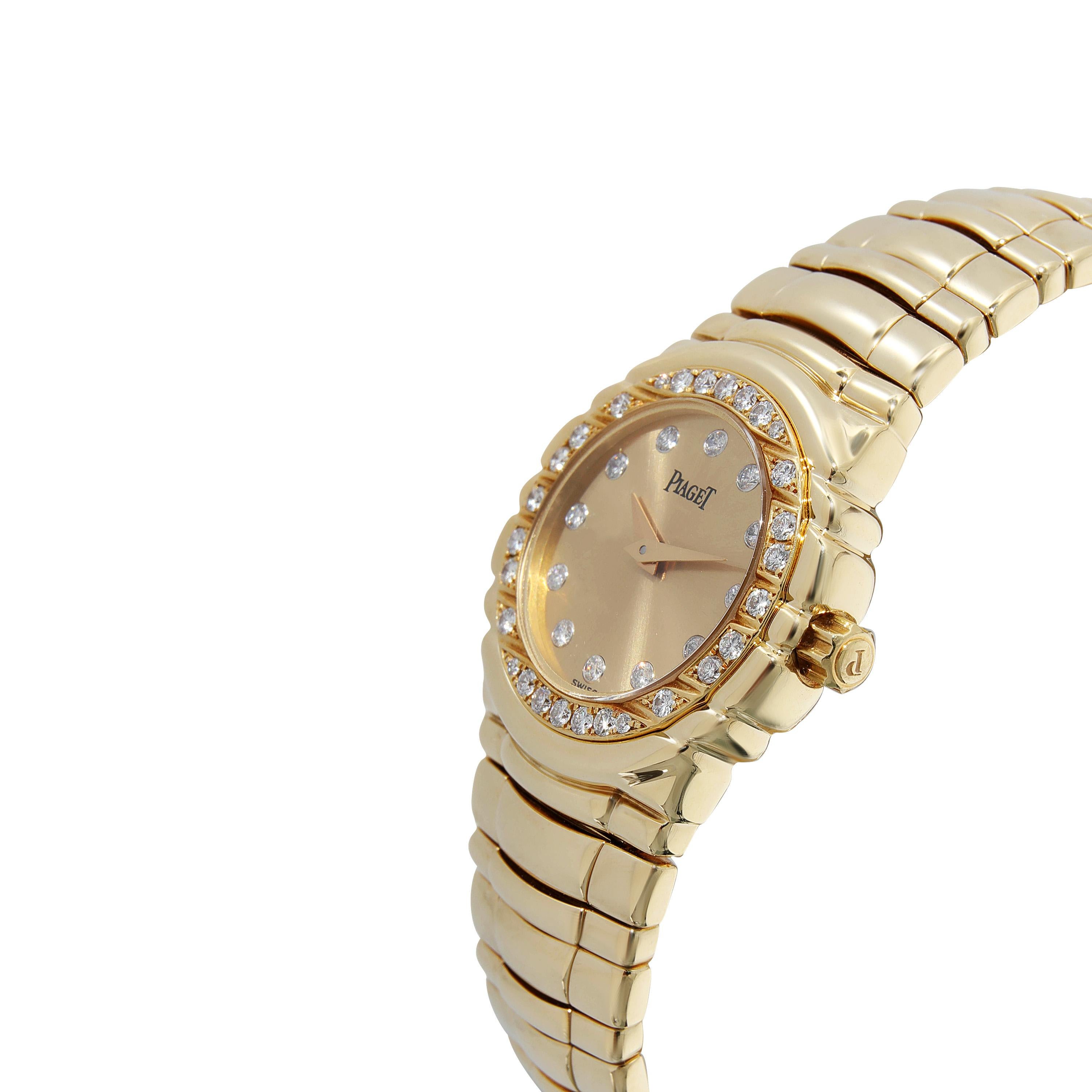 Piaget Tanagra 16033 M 401 D Women's Watch in 18kt Yellow Gold For Sale ...