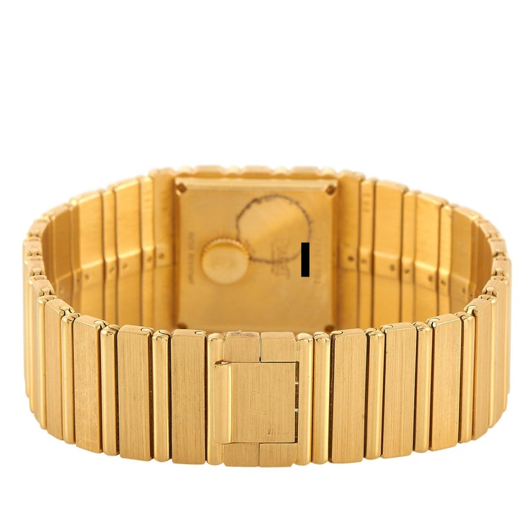 Piaget Vintage Polo 18K Yellow Gold Quartz Watch 7131-C701 at 1stDibs