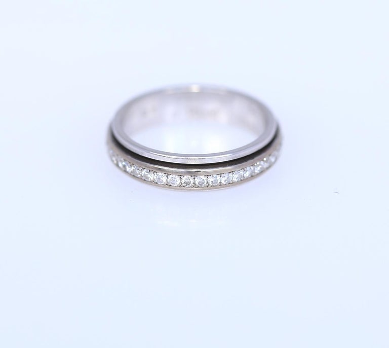 Piaget White 18K Gold Diamonds Possession Ring Engagement Wedding, 2001 ...