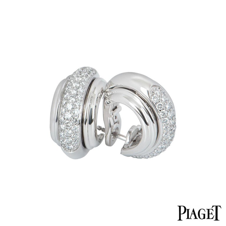 Piaget White Gold Diamond Possession Earrings at 1stDibs | piaget ...