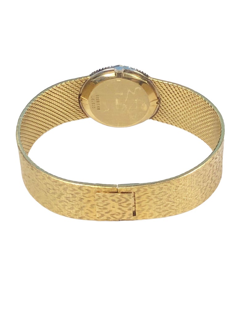 Piaget Yellow Gold Diamonds and Tiger Eye Dial ladies Mechanical Wrist ...