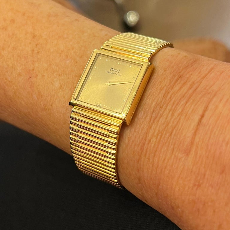 Piaget Yellow Gold Watch For Sale at 1stDibs