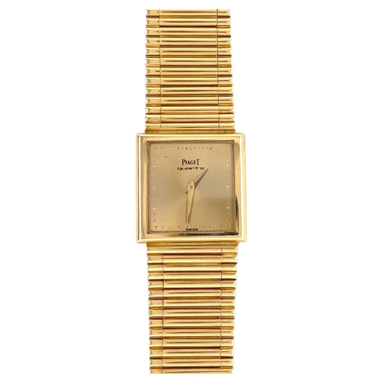 Piaget Yellow Gold Watch For Sale at 1stDibs