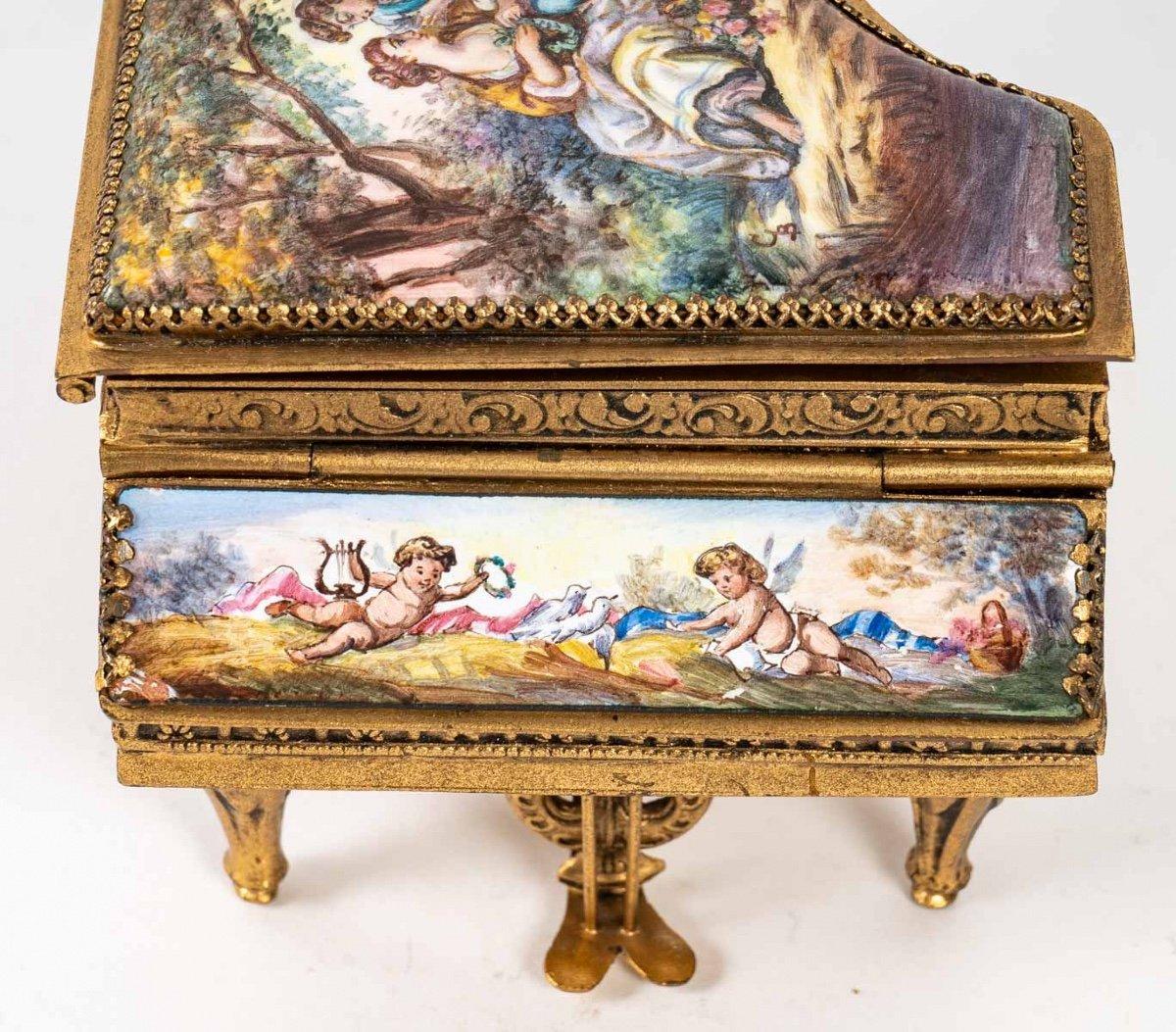 Piano Music Box, 19th century at 1stDibs