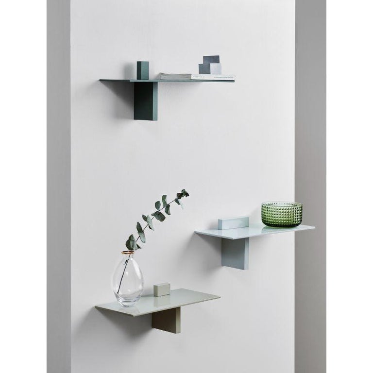 Piazzetta Shelf, Cement Grey by Atelier Ferraro For Sale at 1stDibs