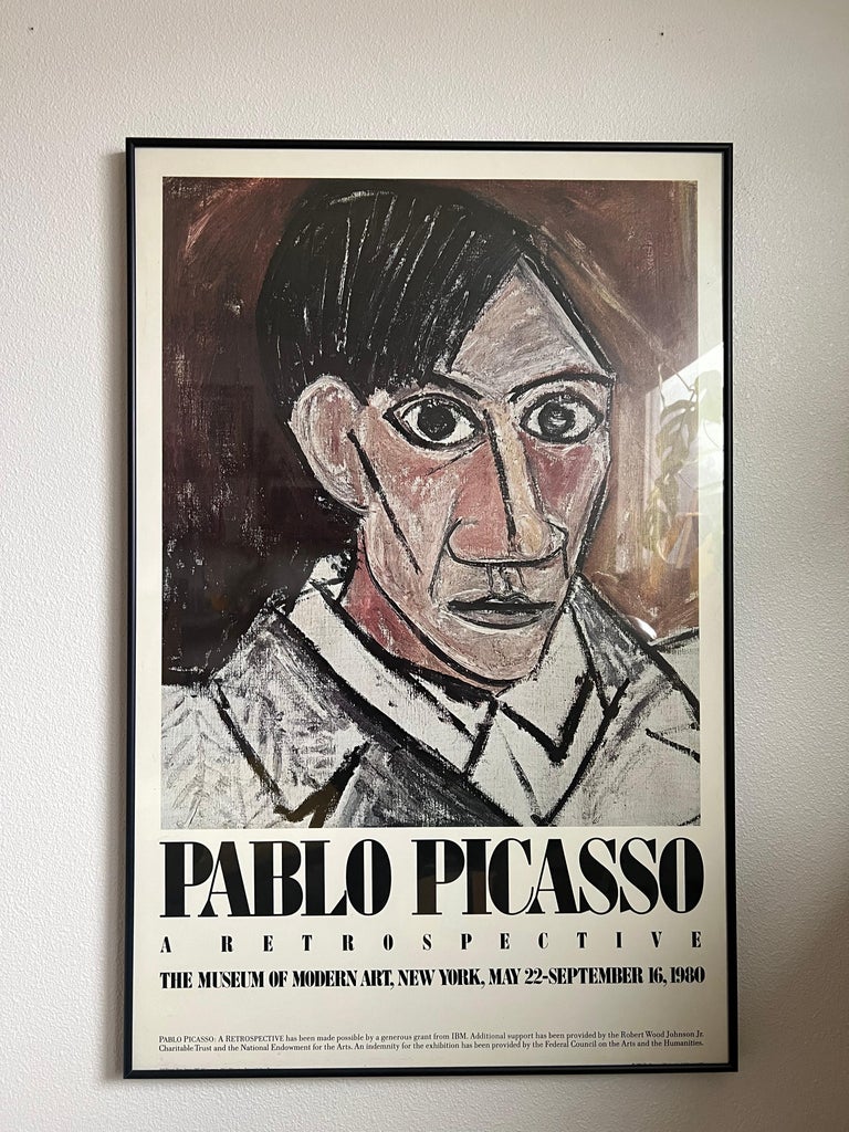 Picasso Exhibition Poster Museum of Modern Art New York at 1stDibs