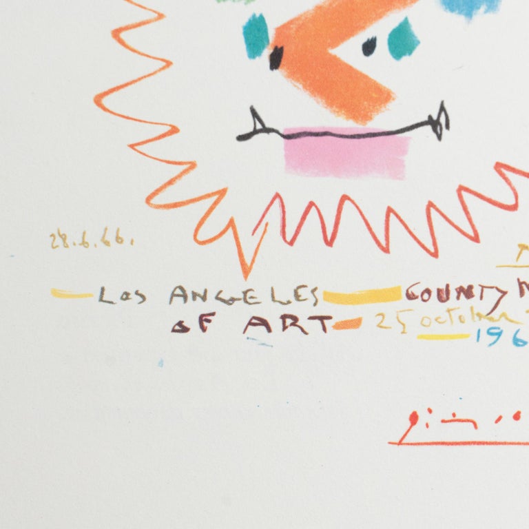 Picasso Lithography, '60 Years Graphic Works', 1966 For Sale at 1stDibs