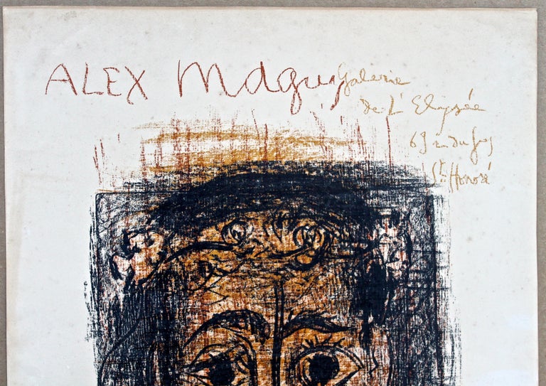 Pablo Picasso Poster original Mourlot lithograph for Alex Maguy, 1962 ...