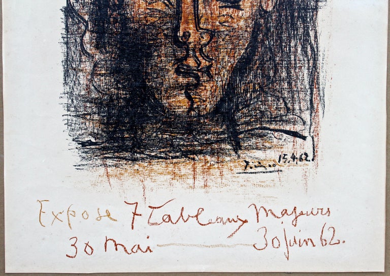 Pablo Picasso Poster original Mourlot lithograph for Alex Maguy, 1962 ...