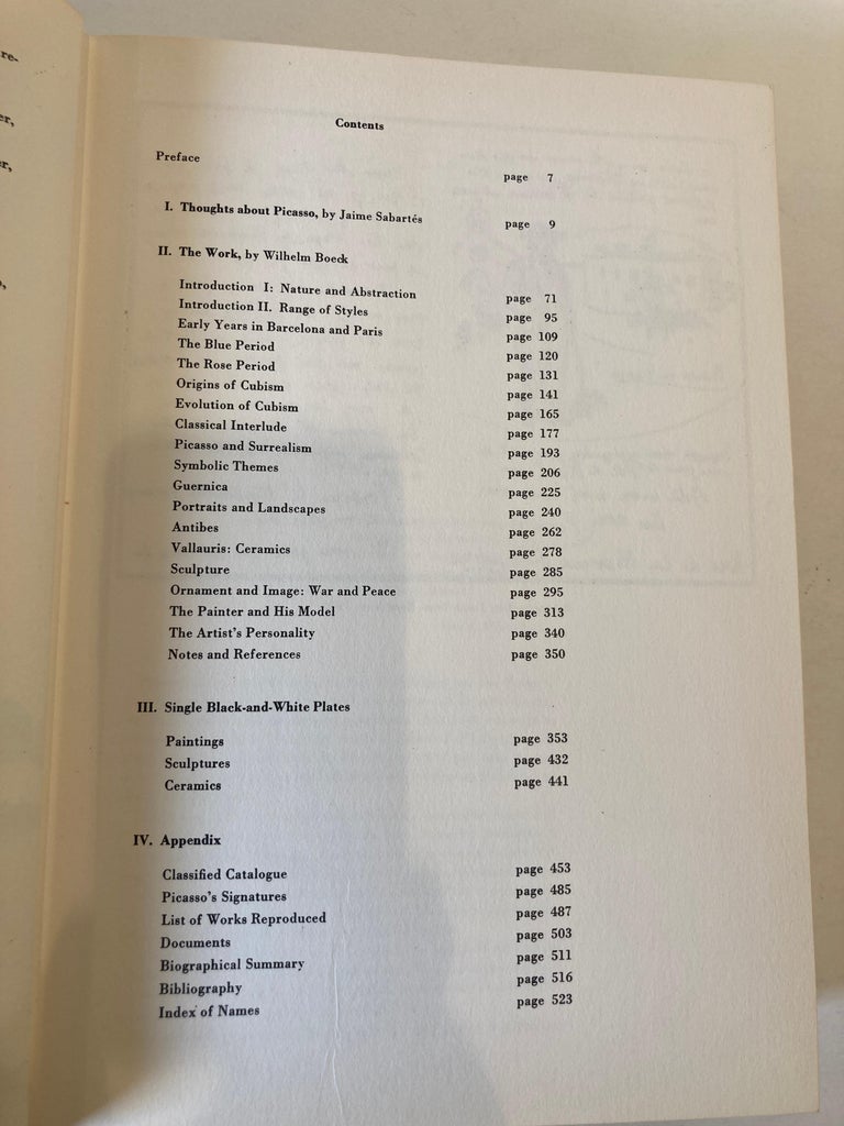 Pablo Picasso Collectible Art Book First Edition, 1955 For Sale at 1stDibs