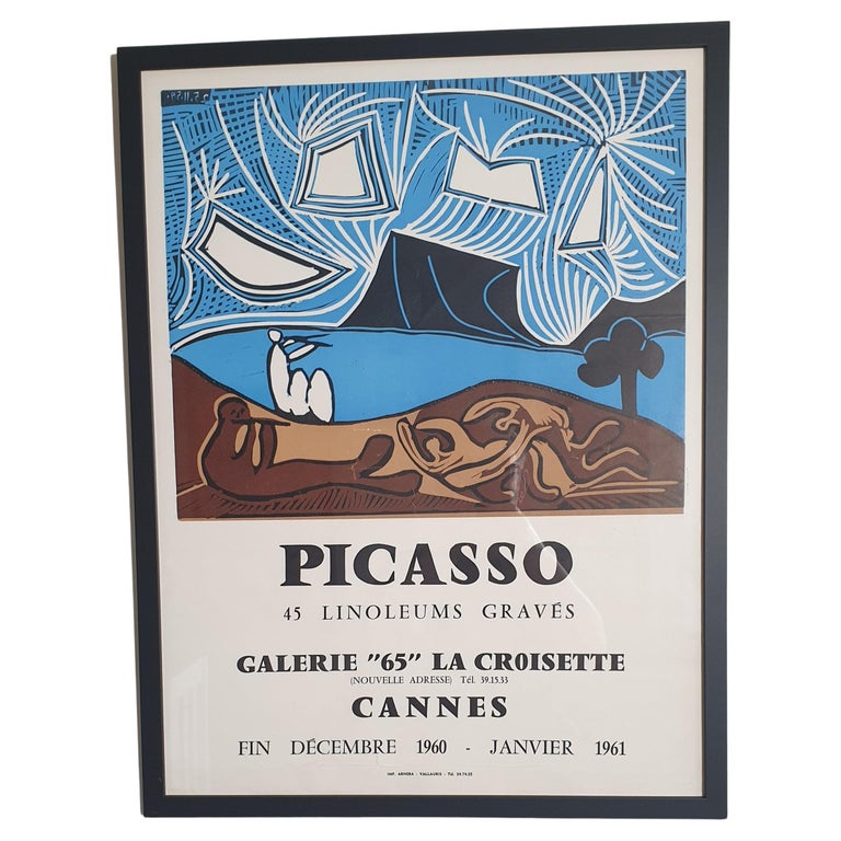 Picasso Poster 1960 For Sale at 1stDibs