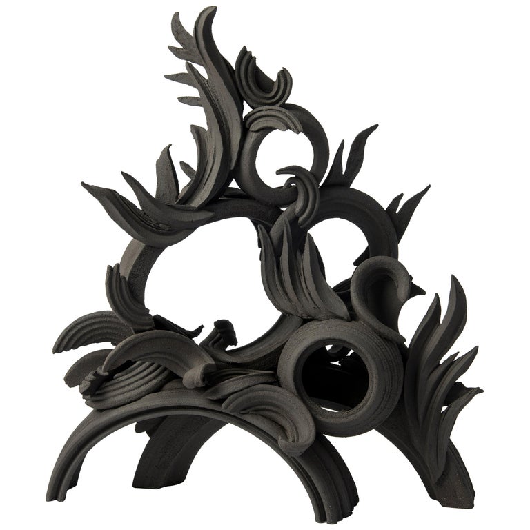 Piceous iii, a Unique Black Ceramic Sculpture by Jo Taylor at 1stDibs ...