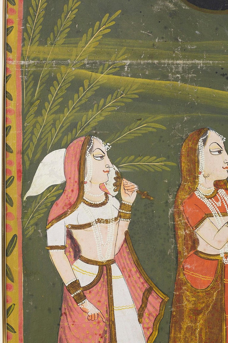 Pichhwai Hindu Painting of Krishna under Tree of Life at 1stDibs ...