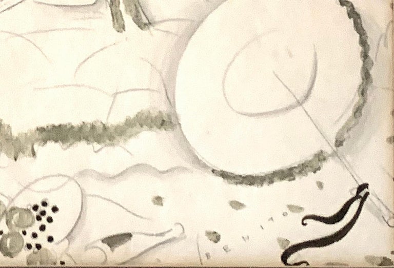 "Picnic Apocryphal," Sophisticated Art Deco Drawing by Benito, Vogue ...