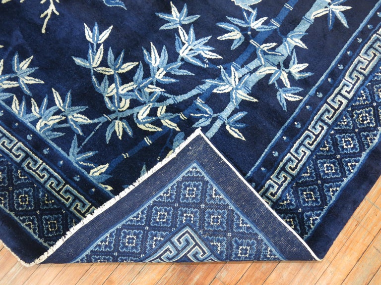 Pictorial Antique Chinese Square Rug at 1stDibs