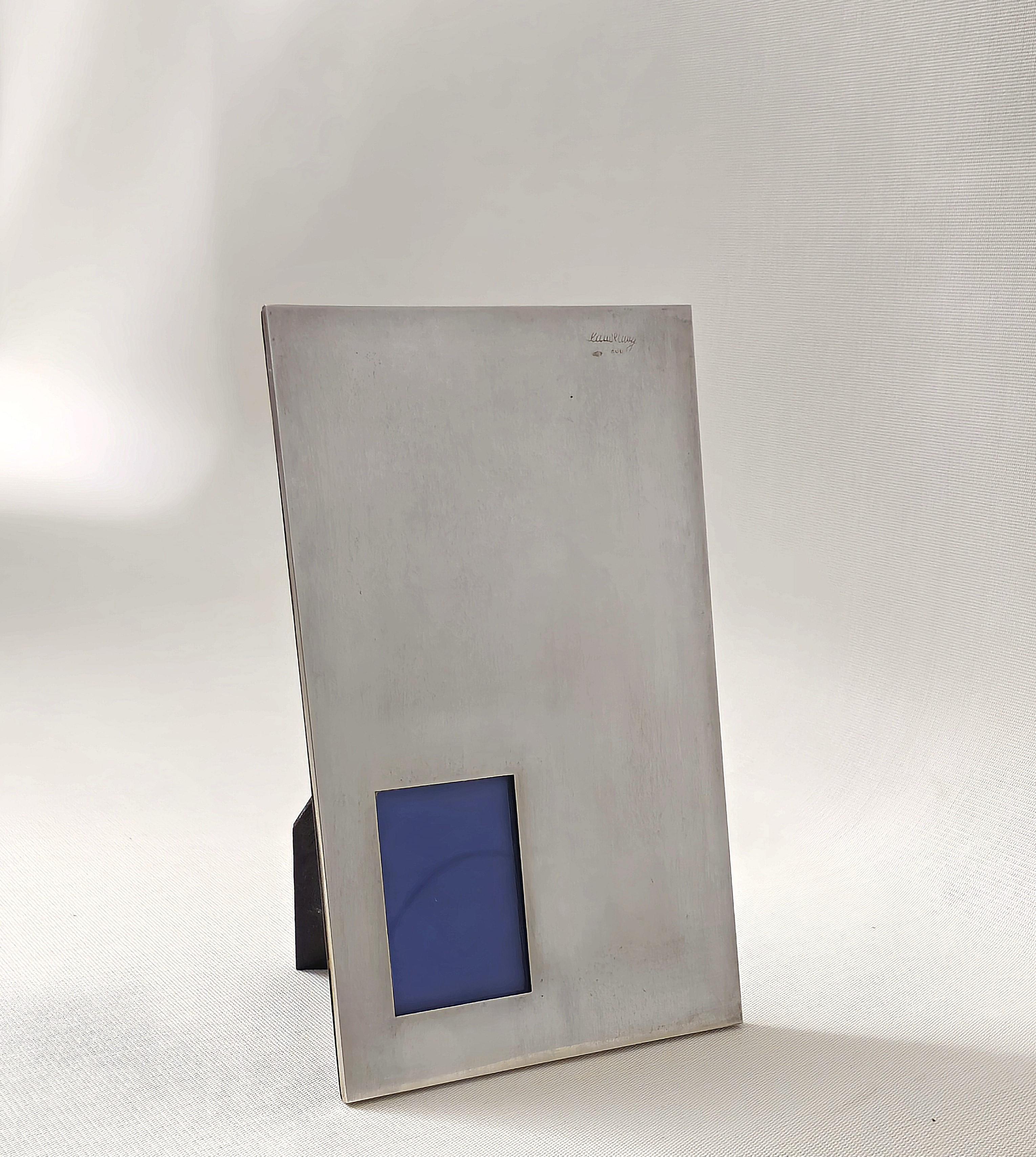 Picture Frame Decorative Object Silver 800 Wood Midcentury Italian ...