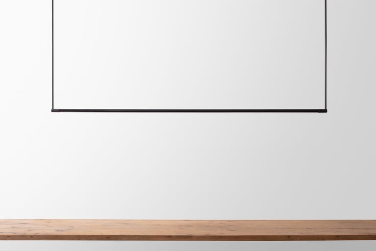 Customizable Picture Light Pendant Thin and Adjustable Minimal Brass ...