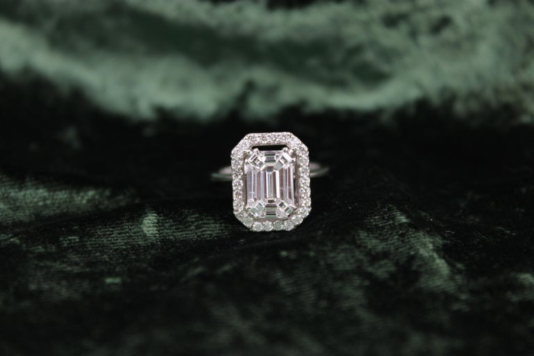 Customizable Pie Cut Diamond Ring in 18k Solid Gold For Sale at 1stDibs