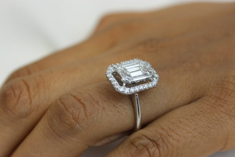 Customizable Pie Cut Diamond Ring in 18k Solid Gold For Sale at 1stDibs