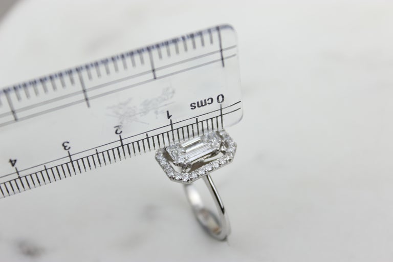 Customizable Pie Cut Diamond Ring in 18k Solid Gold For Sale at 1stDibs