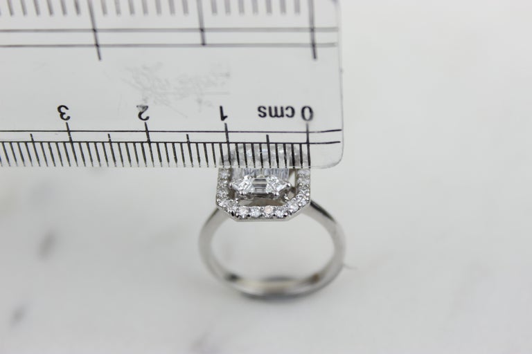 Customizable Pie Cut Diamond Ring in 18k Solid Gold For Sale at 1stDibs