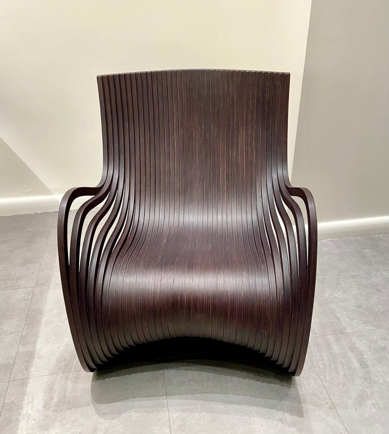 Piegatto Pipo Wenge Wood Lounge Chair at 1stDibs | piegatto chair price ...