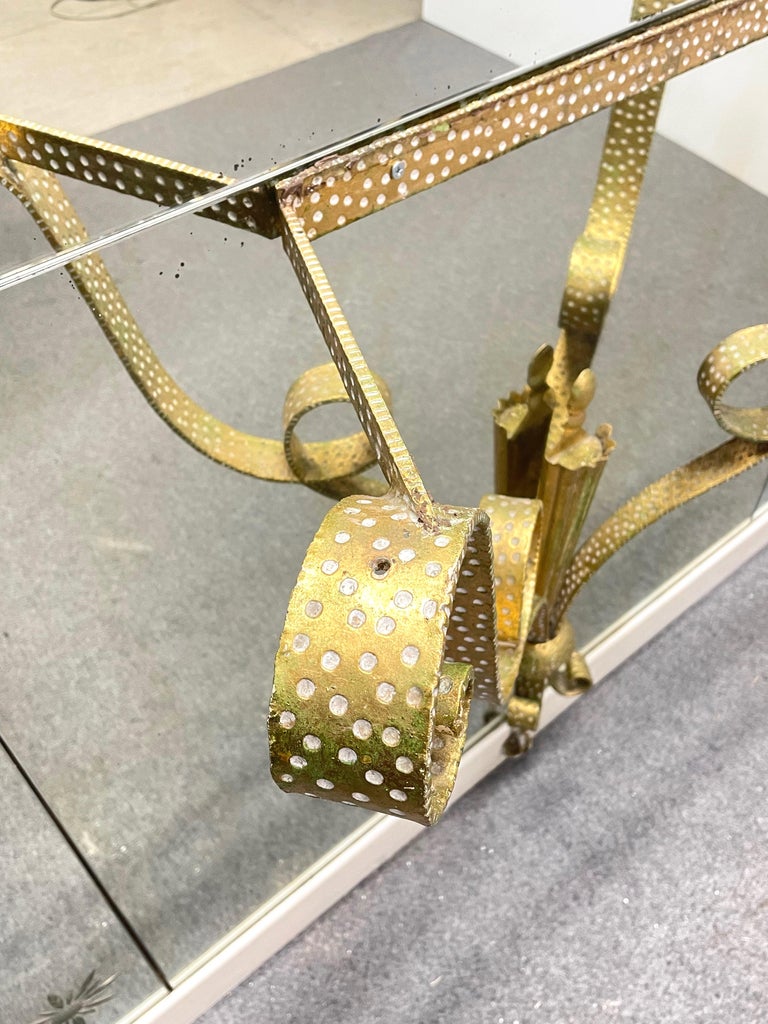 Pier Luigi Colli Mid-Century Modern Italian Mirror with Console for ...