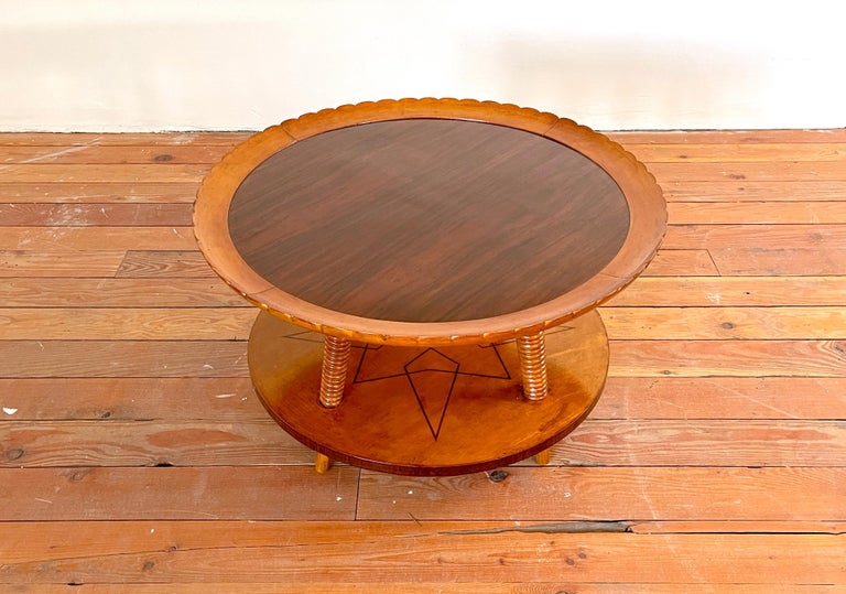 Pier Luigi Colli Scalloped Table For Sale at 1stDibs