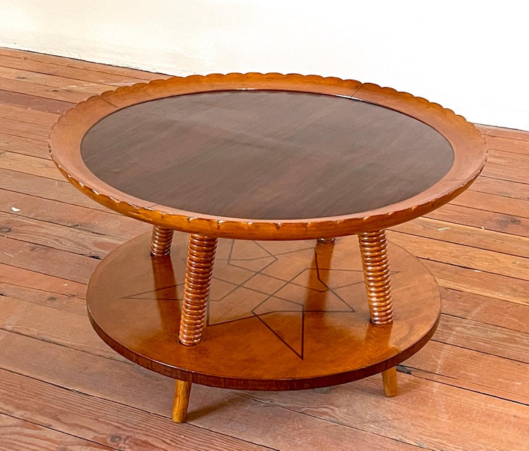 Pier Luigi Colli Scalloped Table For Sale at 1stDibs