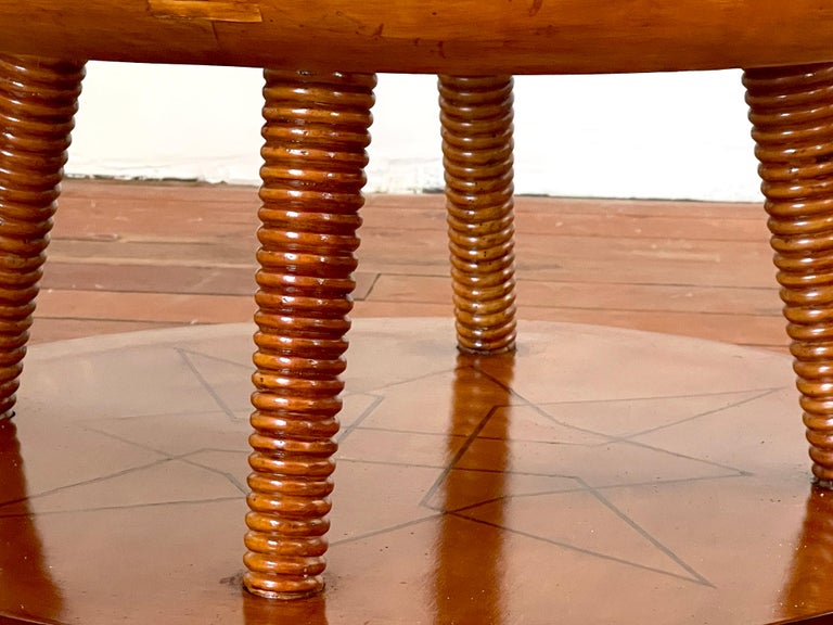 Pier Luigi Colli Scalloped Table For Sale at 1stDibs
