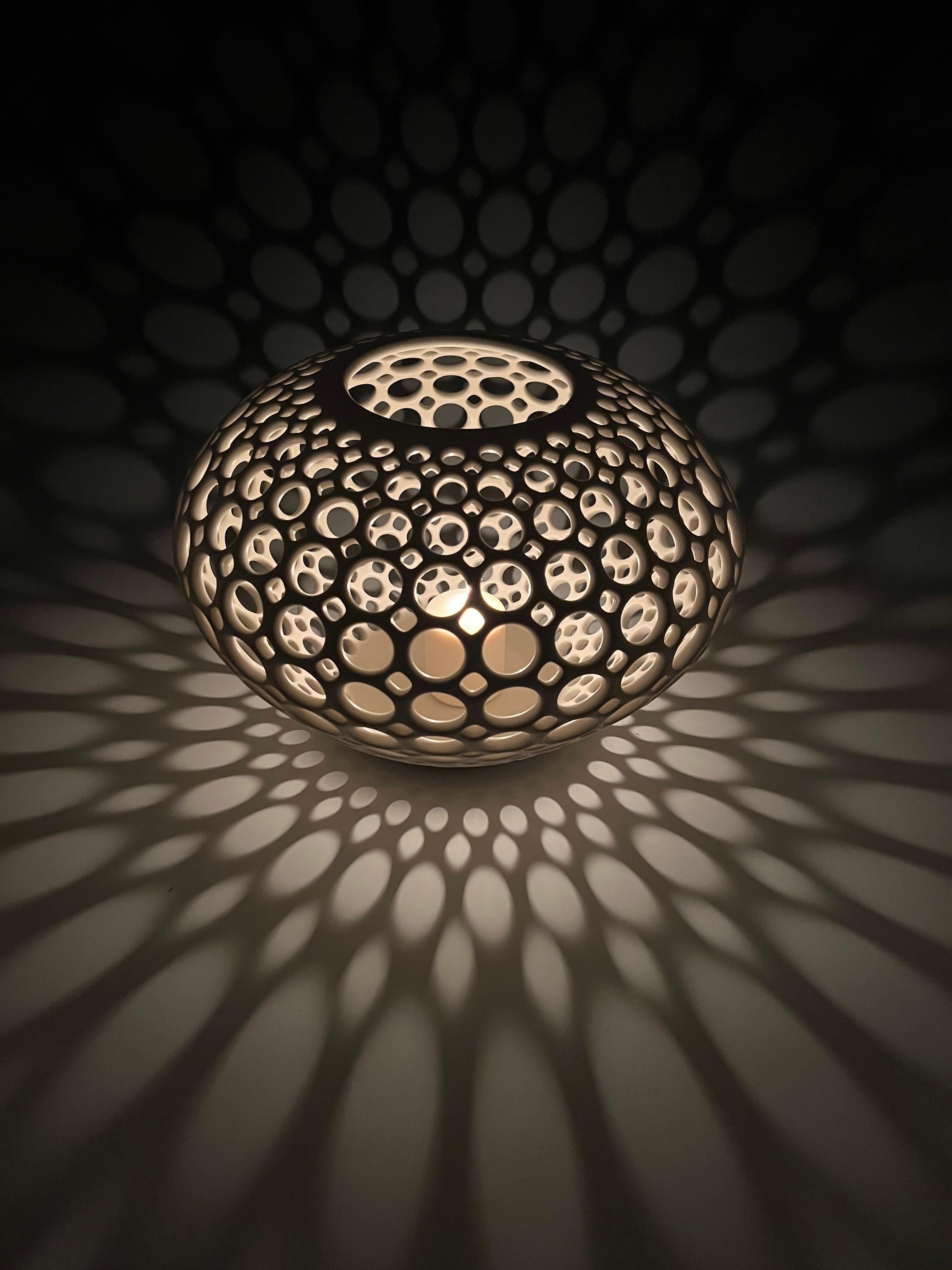 Pierced Ceramic Orb-White at 1stDibs | pierced pottery, piercing ...