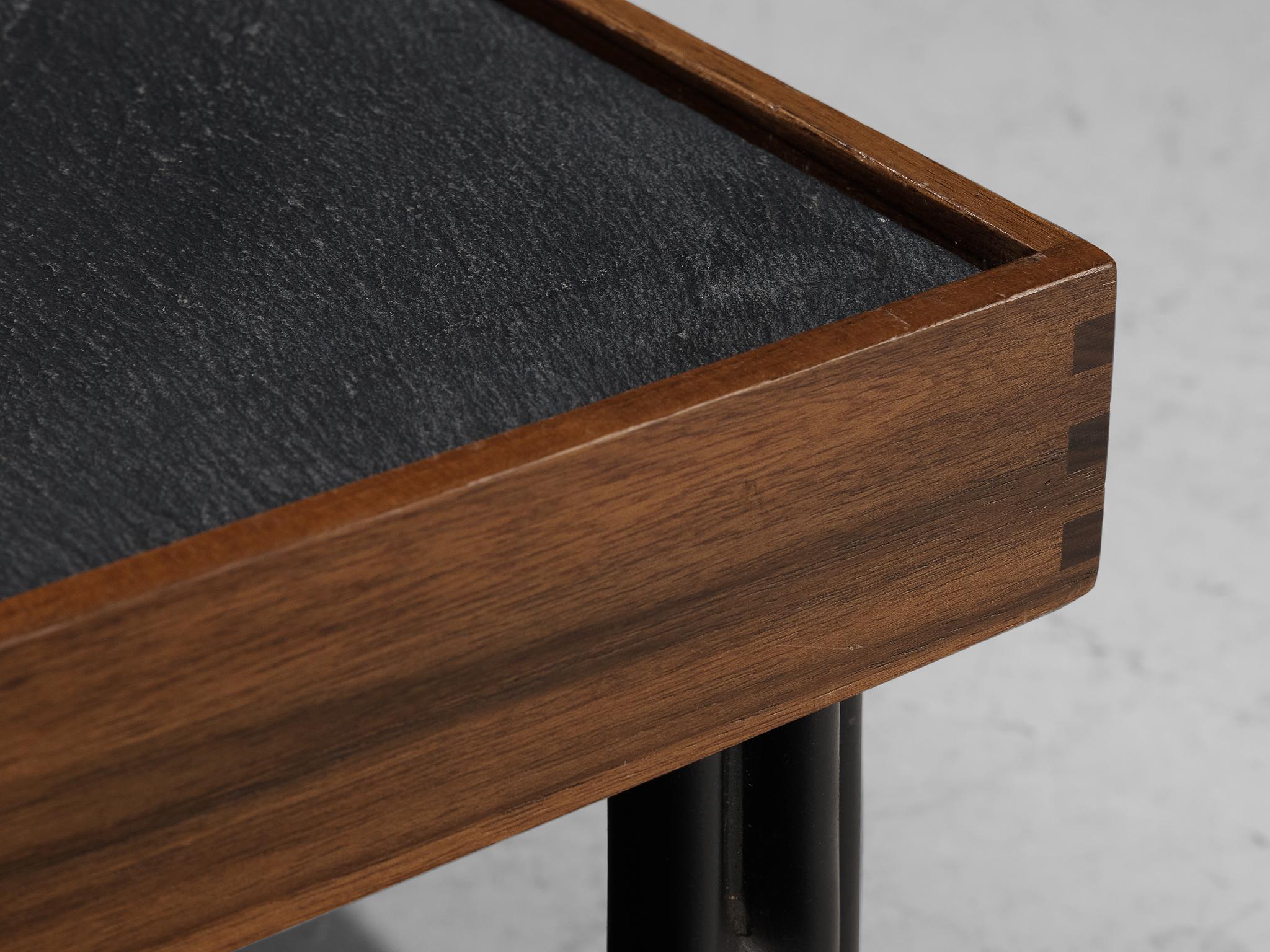 Piero De Martini for Cassina 'Naviglio' Coffee Table in Walnut and ...