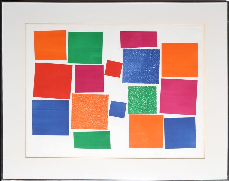 Piero Dorazio - Logos et Cares, Abstract Lithograph by Piero Dorazio ...