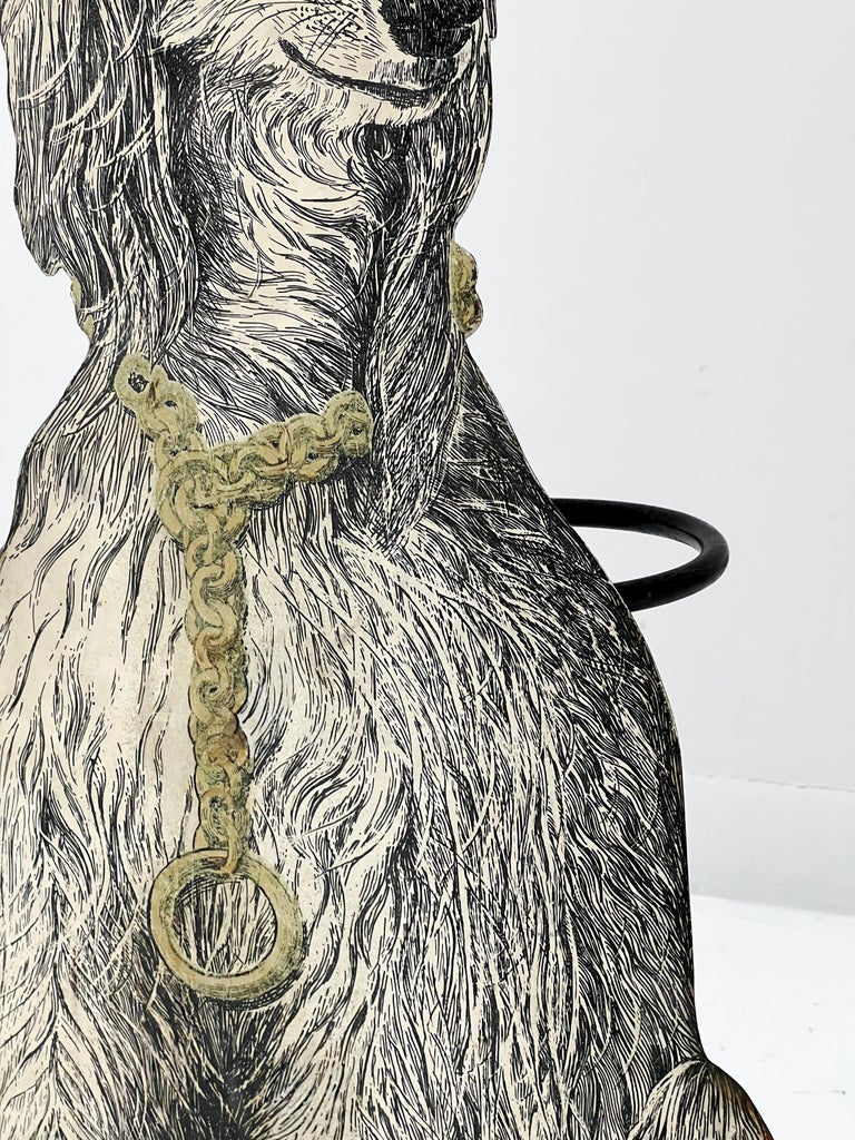 Piero Fornasetti 'Afghan Hound' Umbrella Stand For Sale at 1stDibs