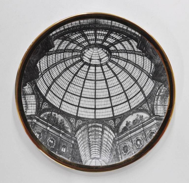 Assiette Cupole D'italia de Piero Fornasetti, Galleria Di Milano ...