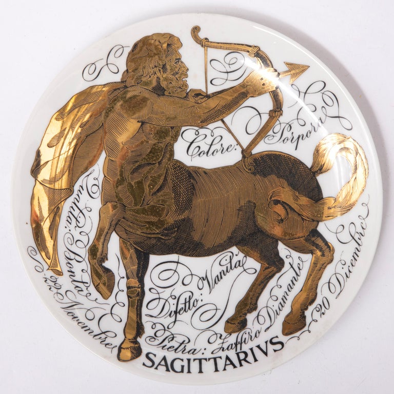 Piero Fornasetti Set of the Twelve Zodiac Signs, Italy, circa 1965-1975 ...