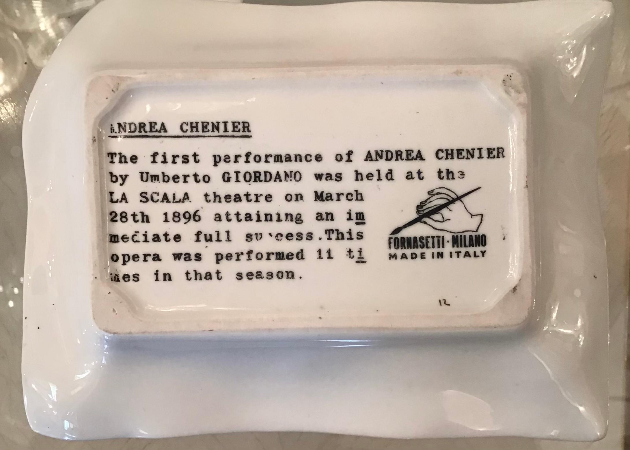 Piero Fornasetti “Teatro Alla Scala” Ashtray Ceramic 1950 Italy at ...