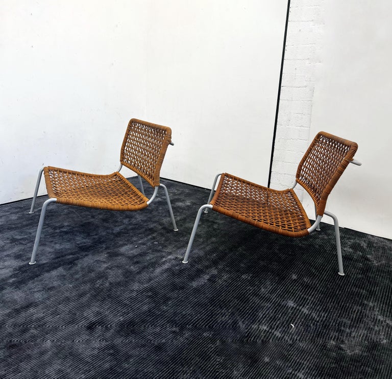 Piero Lissoni Leather "Frog" Chair, Lounge Chair Living Divani, 1995, a ...