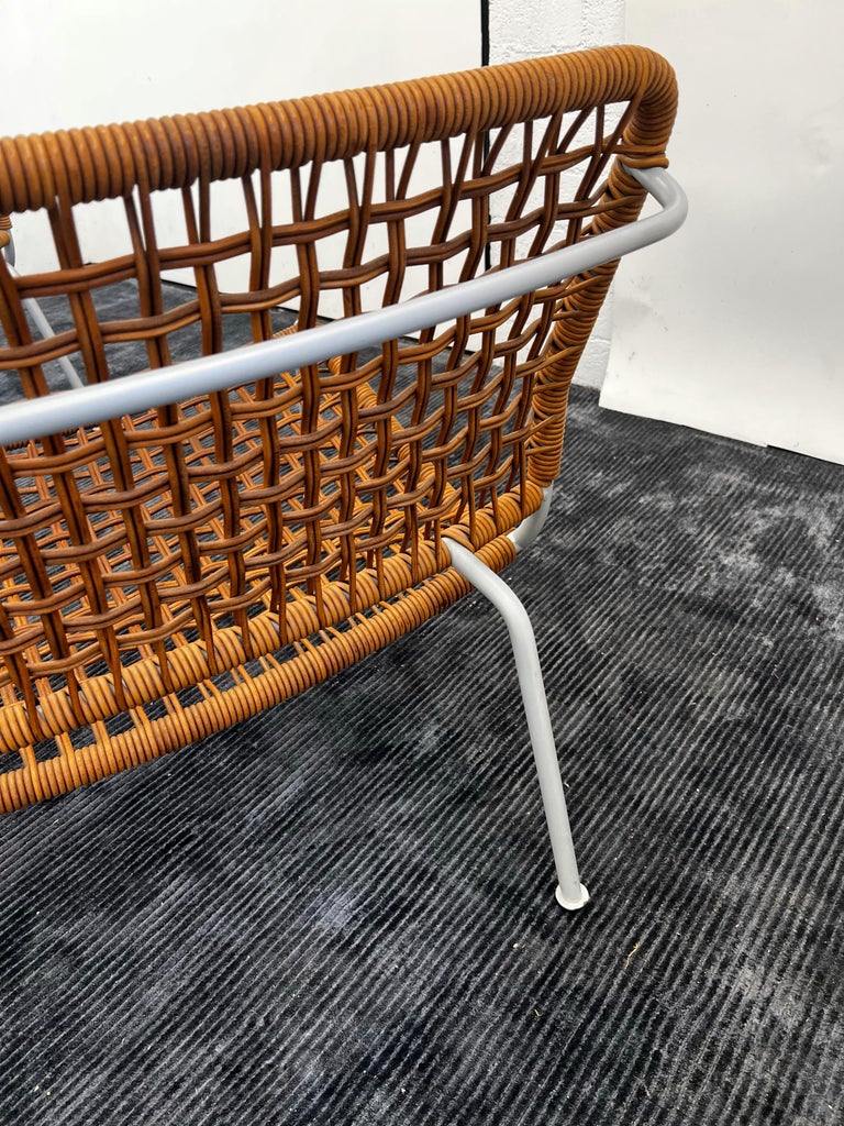 Piero Lissoni Leather "Frog" Chair, Lounge Chair Living Divani, 1995, a ...