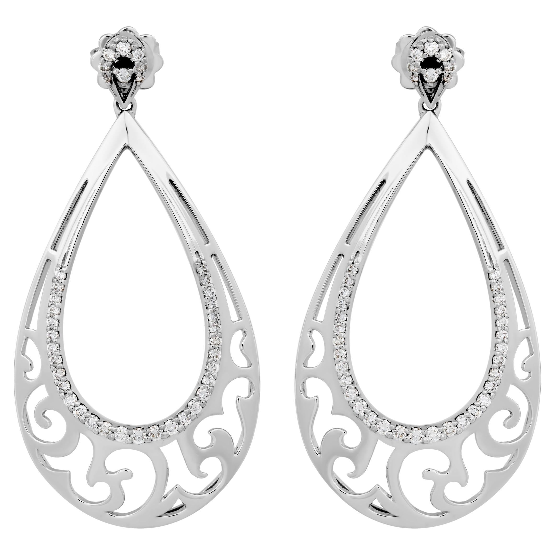 Piero Milano White Gold and Brights Earrings at 1stDibs